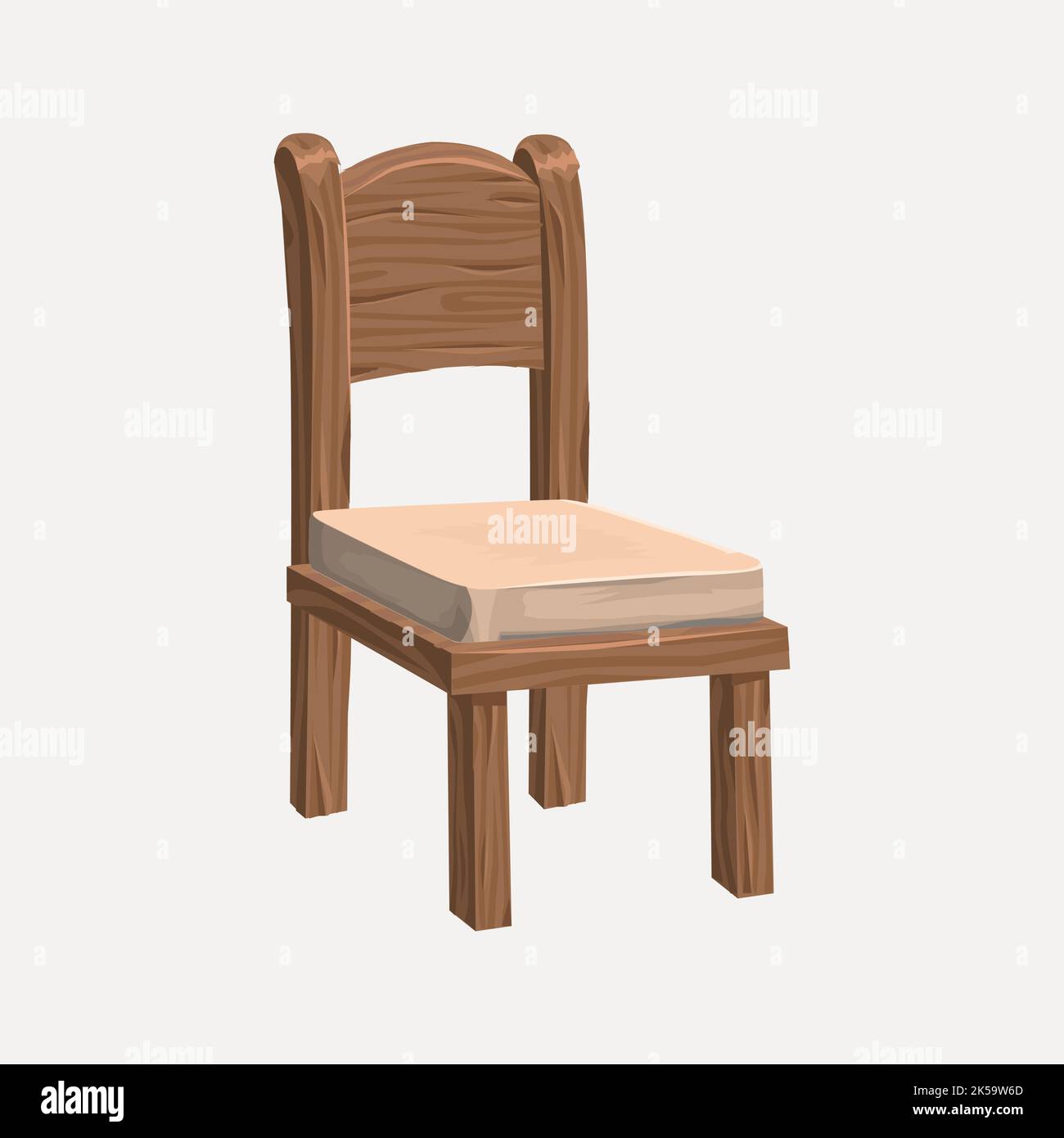 Chair clipart, illustration vector Stock Vector Image & Art - Alamy