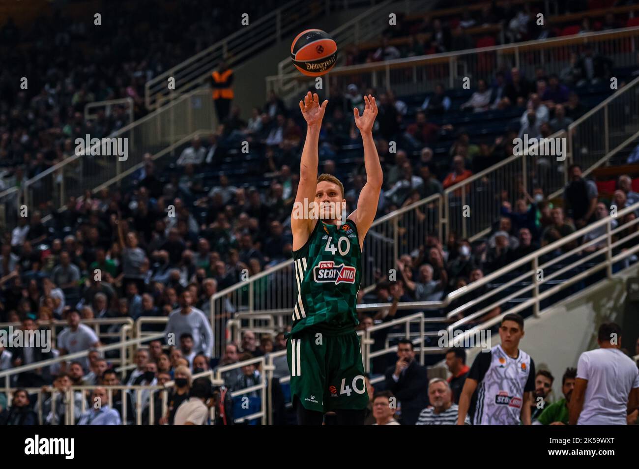Athens, Greece. 06th Oct, 2022. Marius Grigonis of Panathinaikos Athens ...