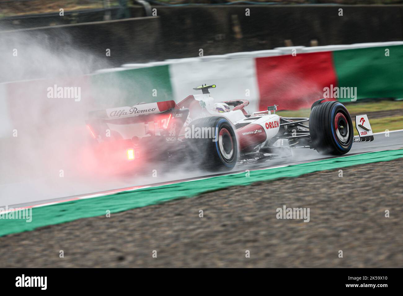 Suzuka, Japan, 07/10/2022, 24 ZHOU Guanyu (chi), Alfa Romeo F1 Team ORLEN C42, action during the ...