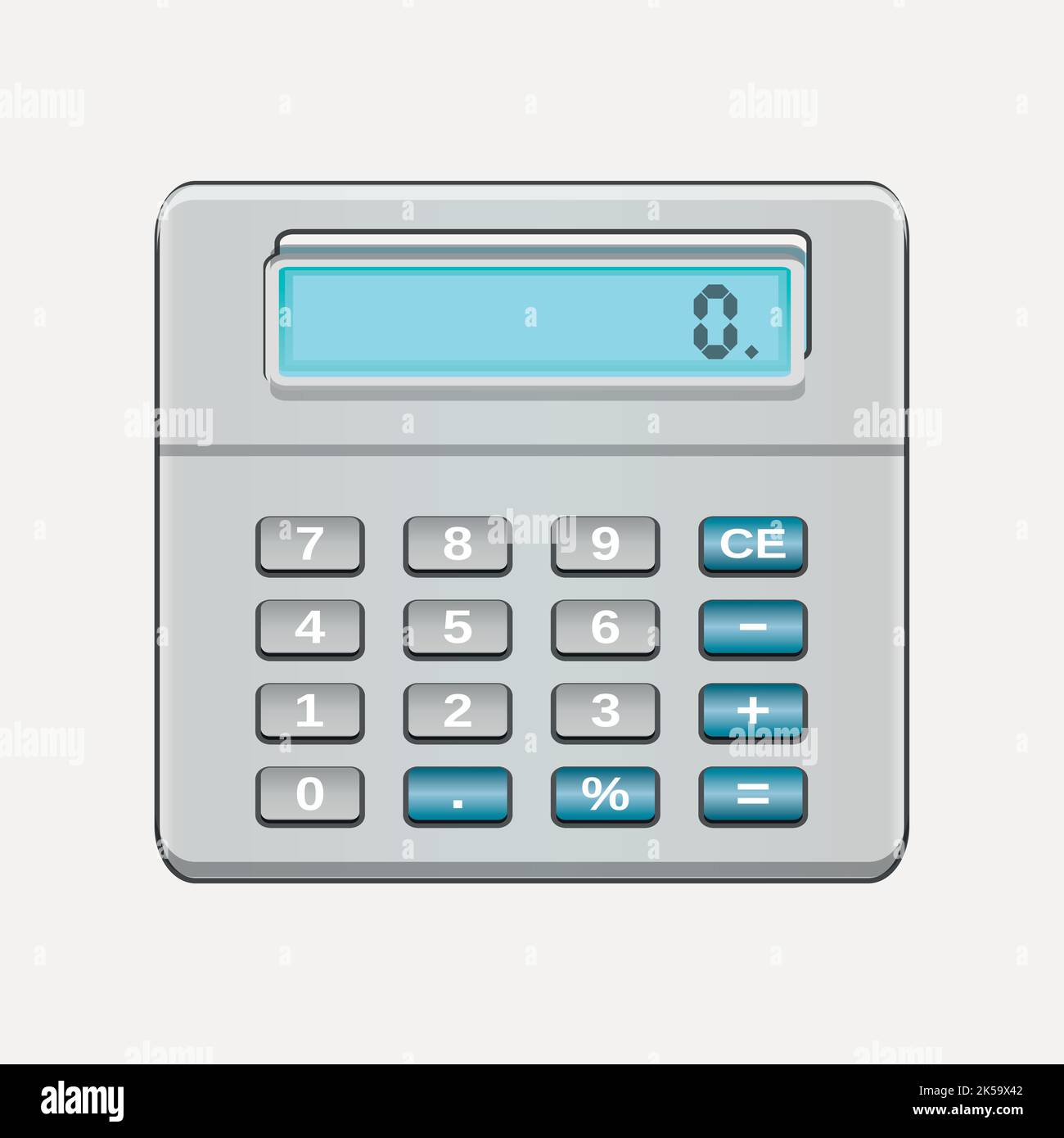 Calculator clipart, illustration vector Stock Vector Image & Art - Alamy