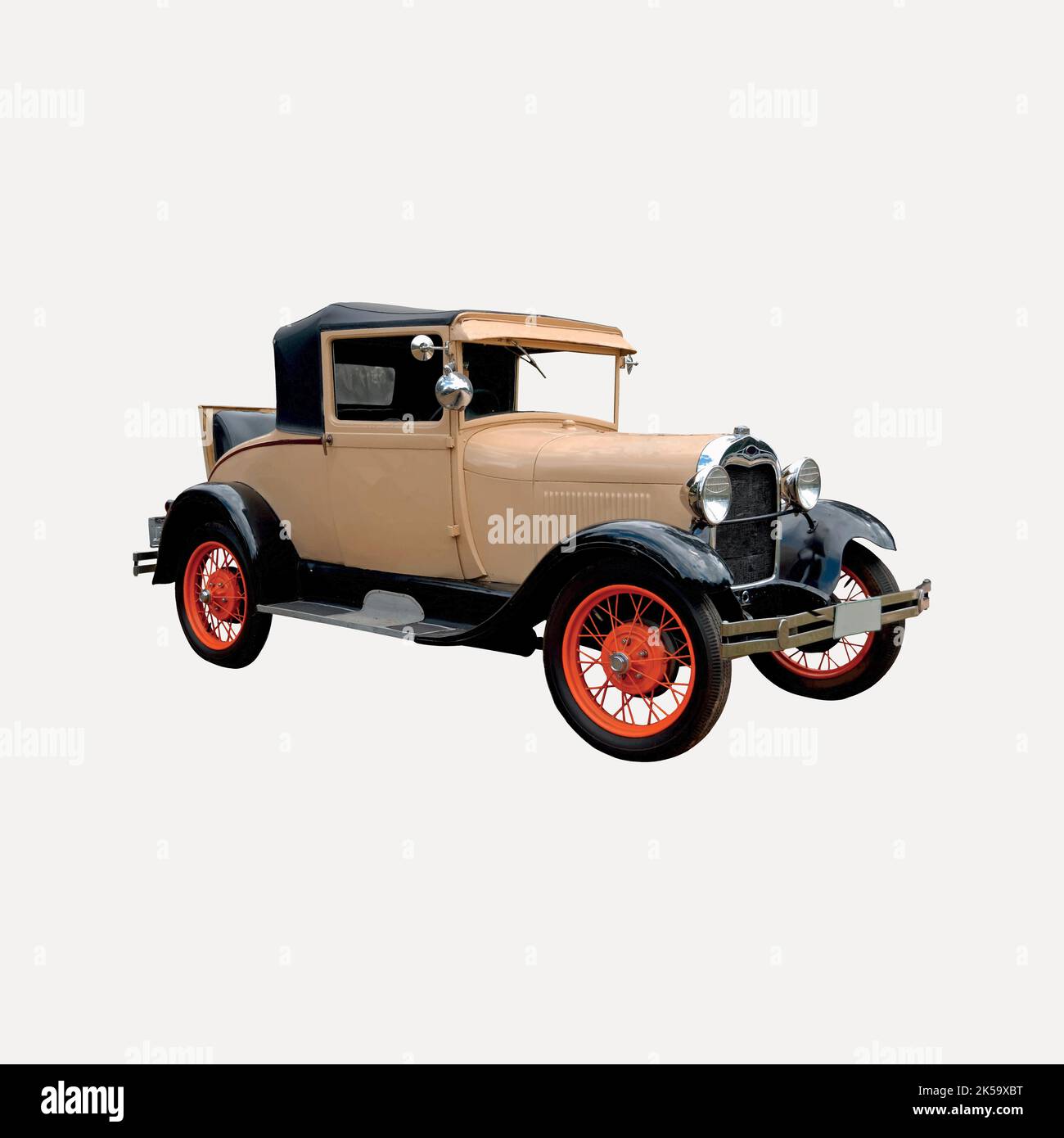 Classic car clipart, vintage vehicle illustration vector Stock Vector ...