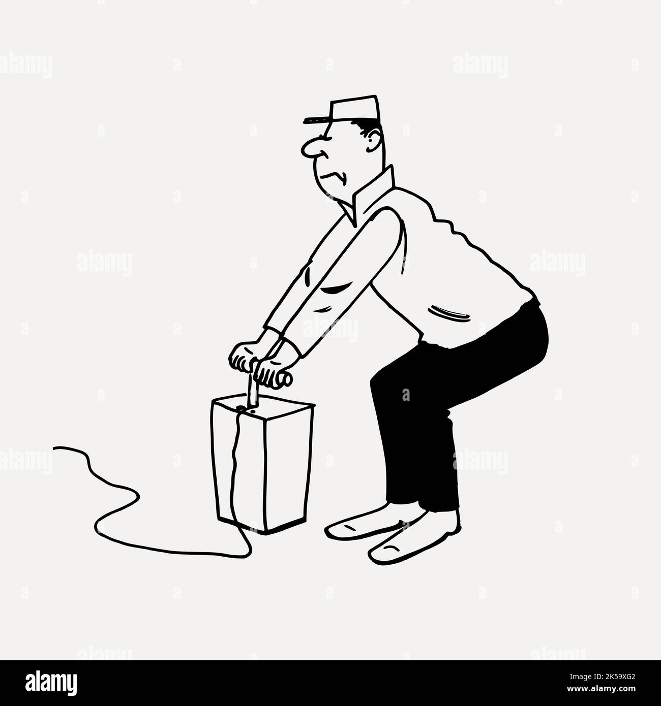 Male worker clipart vector Stock Vector Image & Art - Alamy