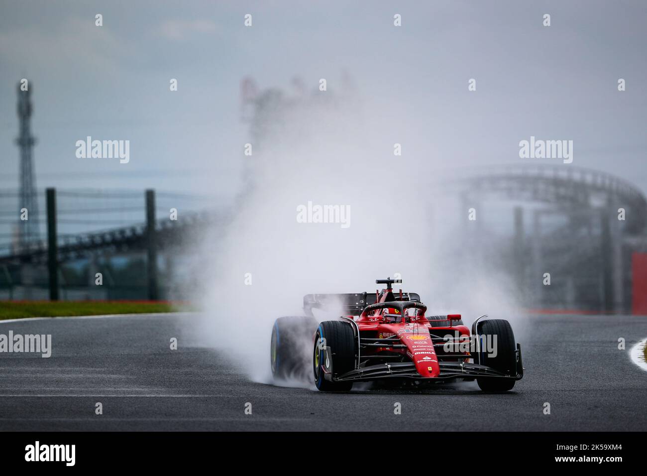 Suzuka, Japan. 07th Oct, 2022. Suzuka, Japan - 07/10/2022, 16 LECLERC Charles (mco), Scuderia ...