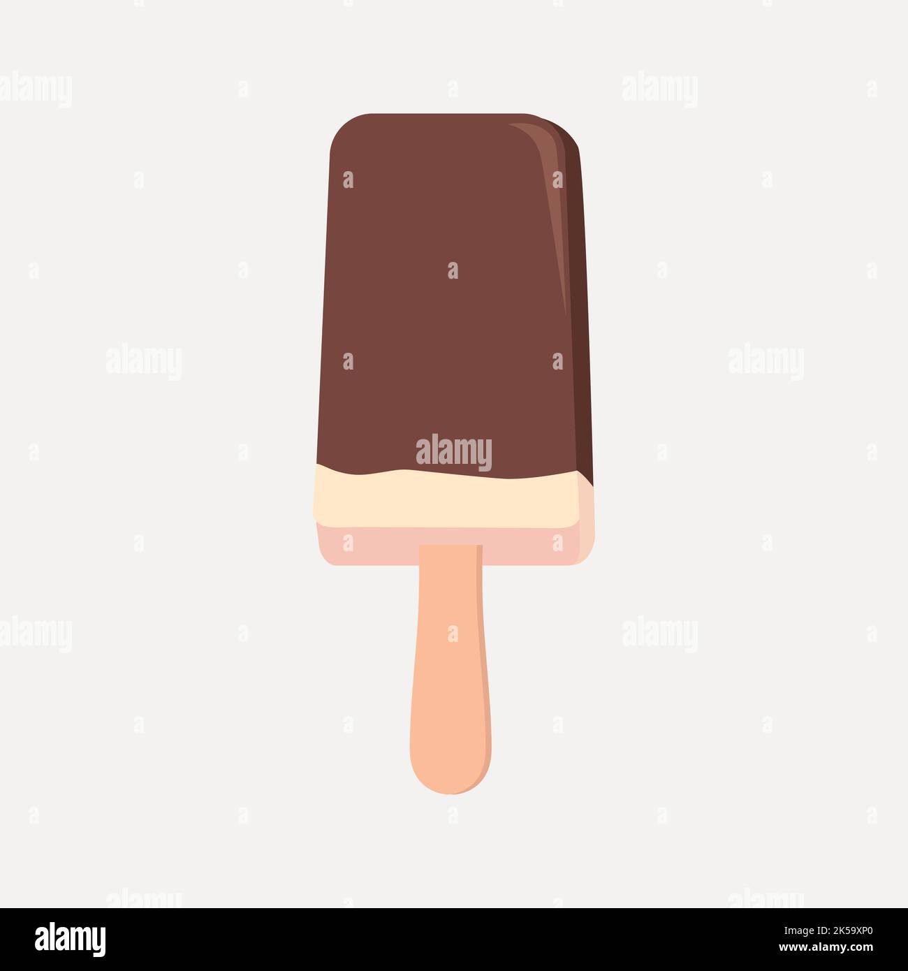 Popsicle ice-cream clipart, dessert illustration vector Stock Vector ...