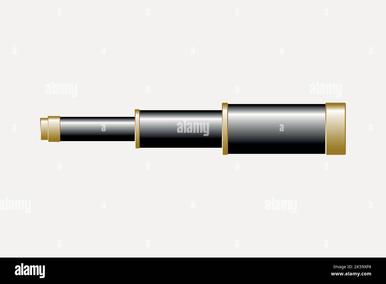 Telescope clipart, illustration vector Stock Vector Image & Art - Alamy