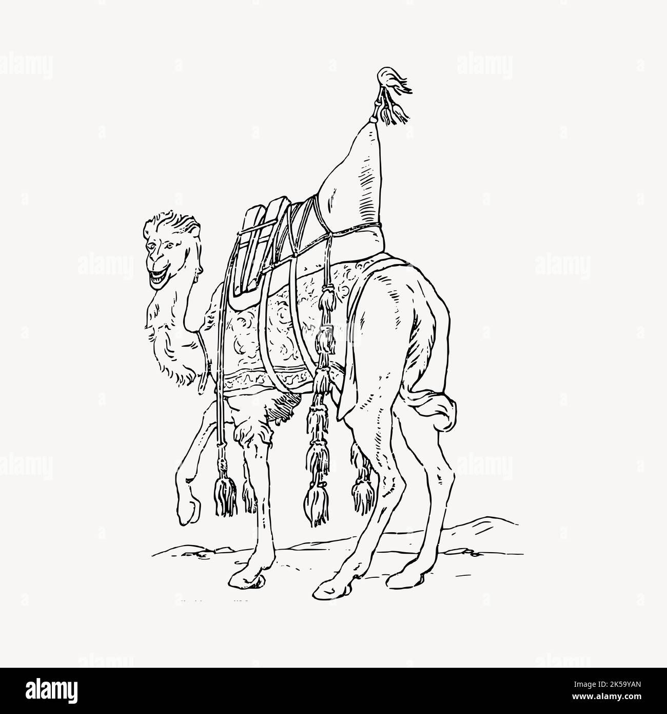Loaded camel clipart Stock Vector Images - Alamy