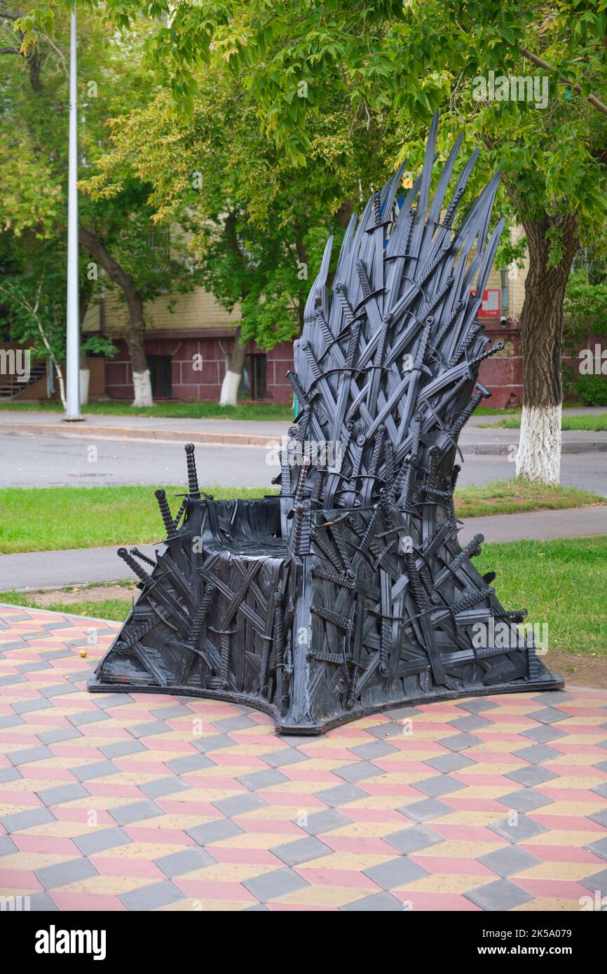 Side View Chair Throne Of Swords