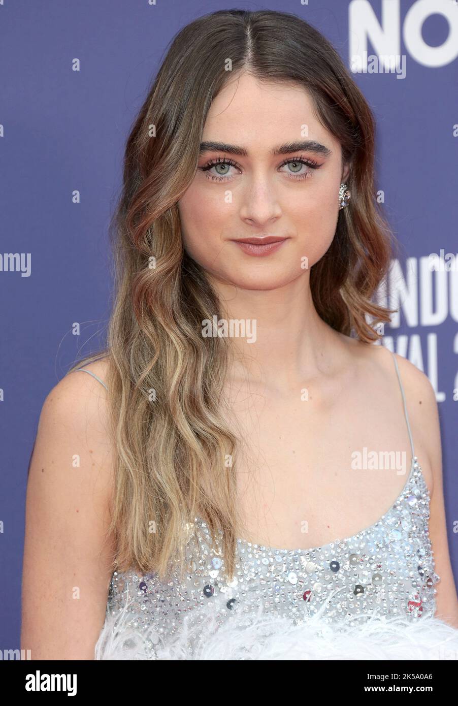 Oct 06, 2022 - London, England, UK - Raffey Cassidy attending 66th BFI London Film Festival ...