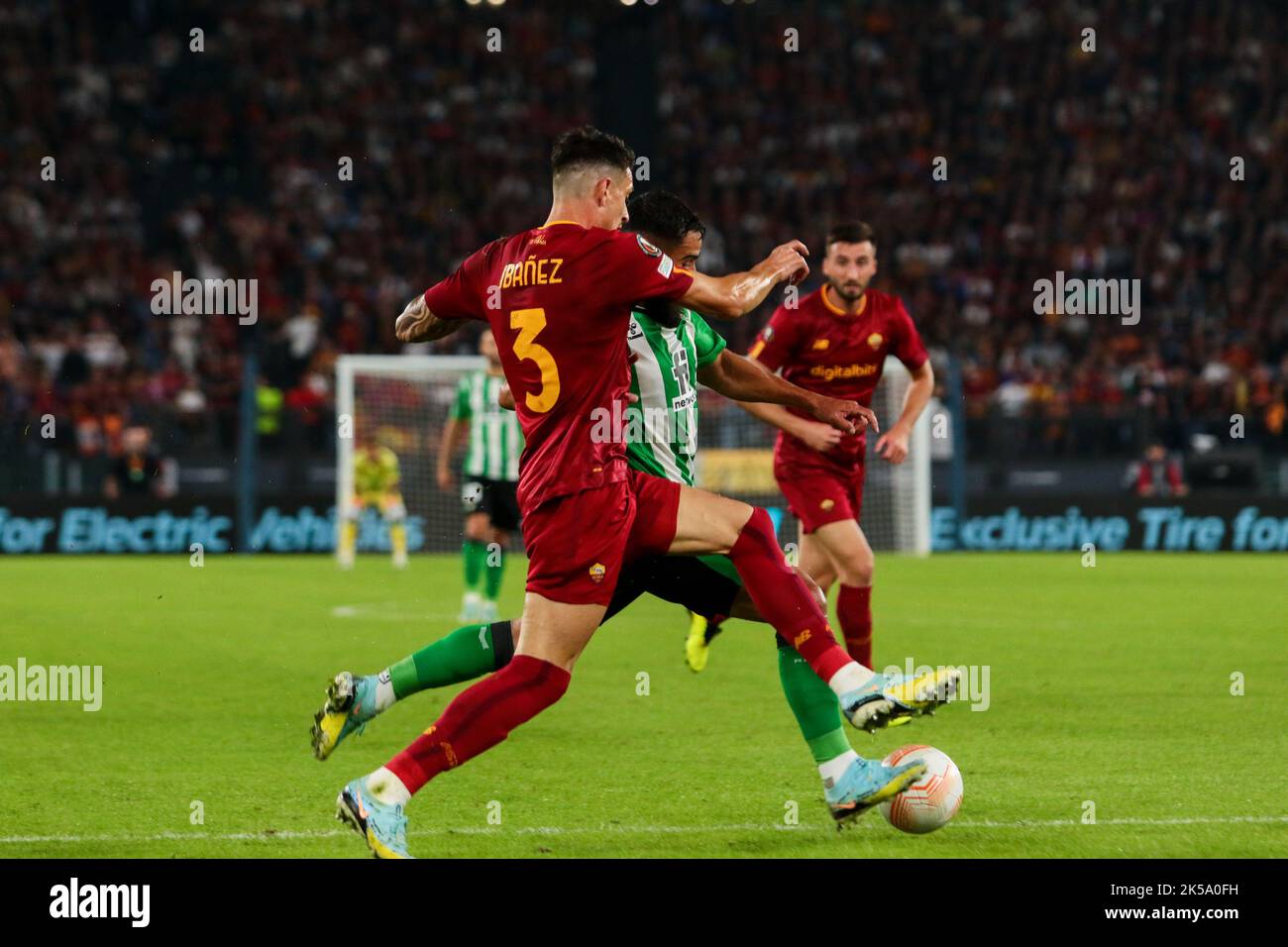 Roma, Italy 6th October 2022: Roger Ibañez da Silva of A.S. Roma ...
