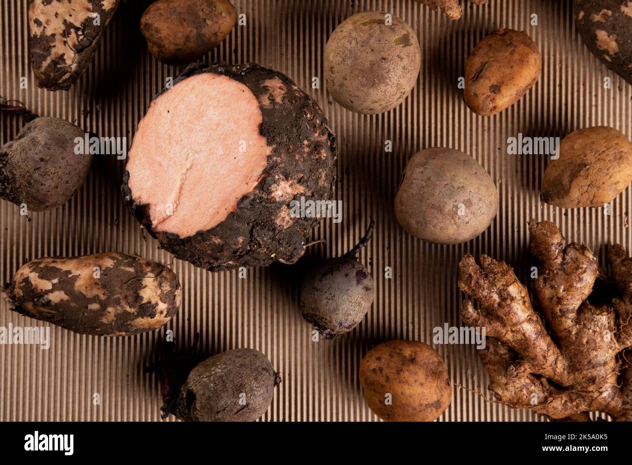 Brown Fruits And Vegetables