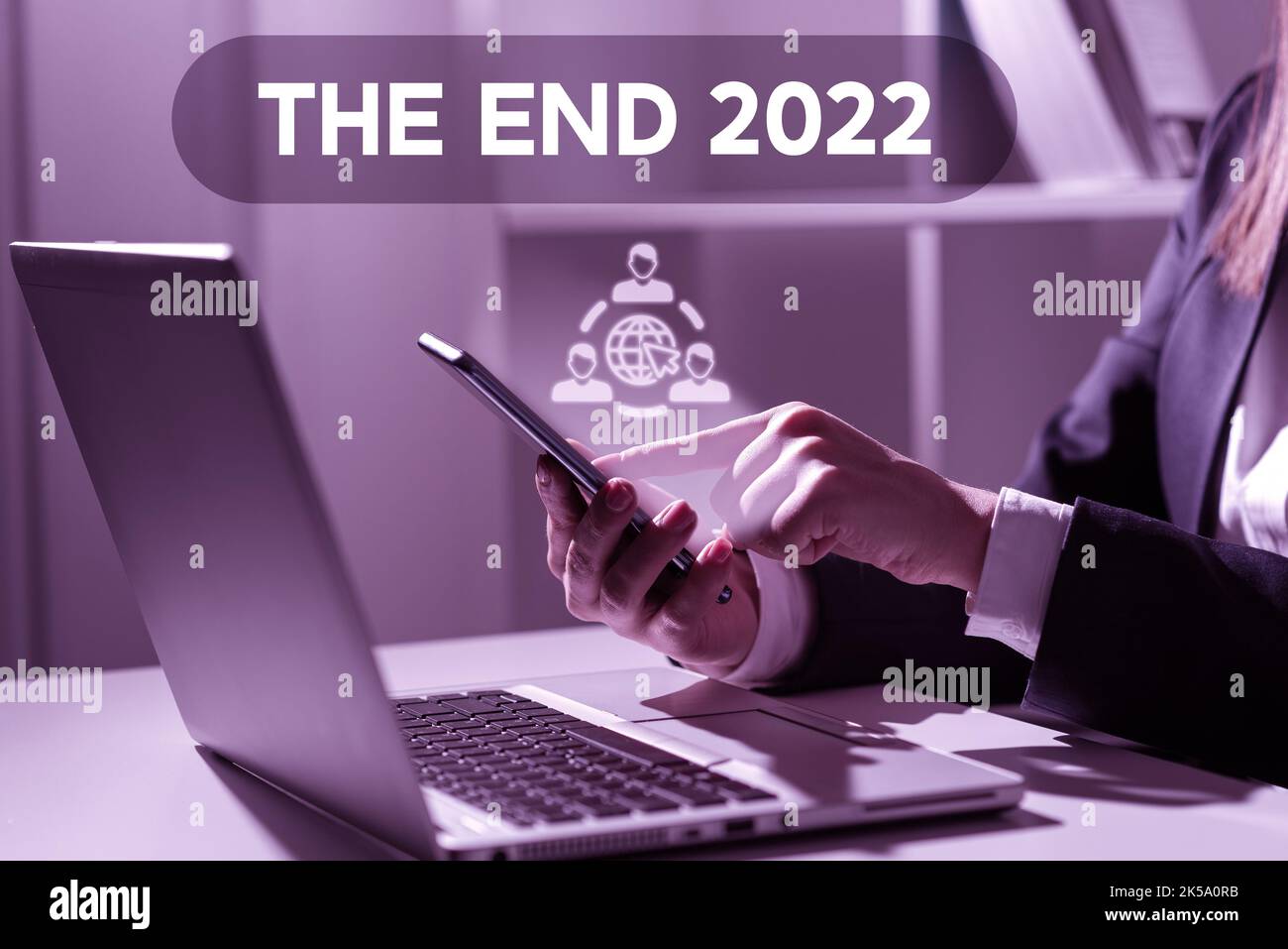 Conceptual display The End 2022, Concept meaning Happy new year final days of 2022 Resolutions ...