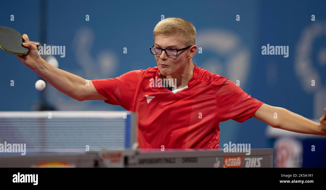 CHENGDU, CHINA - OCTOBER 7, 2022 - Alex Lebrun of France competes ...