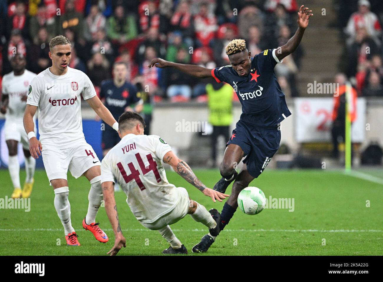 Sk slavia praha vs cfr 1907 kluz hi-res stock photography and images ...