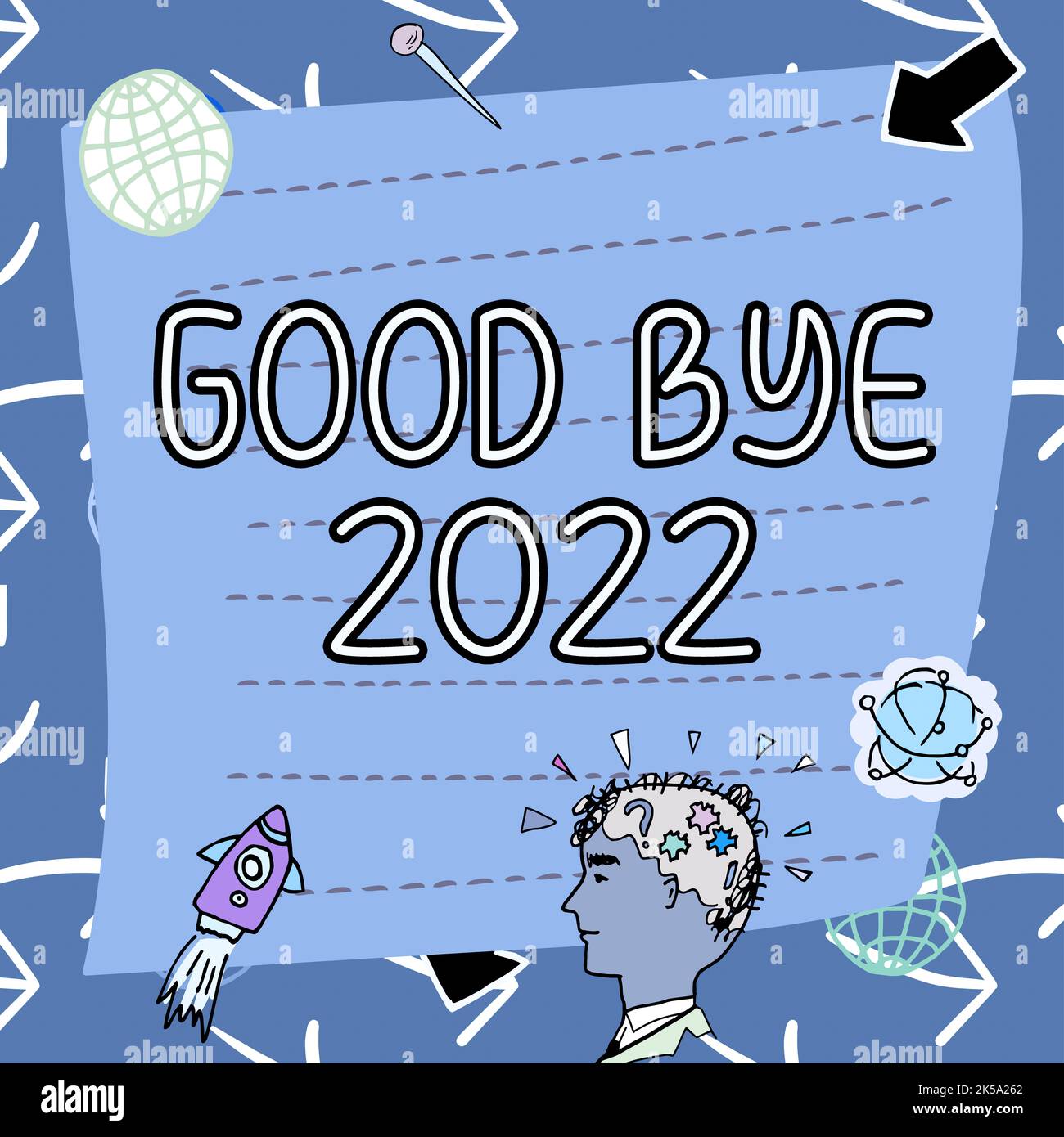 Sign displaying Goodbye 2023, Business concept Merry Christmas Greeting ...