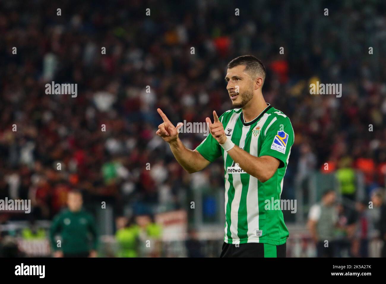 Roma, Italy 6th October 2022: Guido Rodriguez of Real Betis Balompie ...