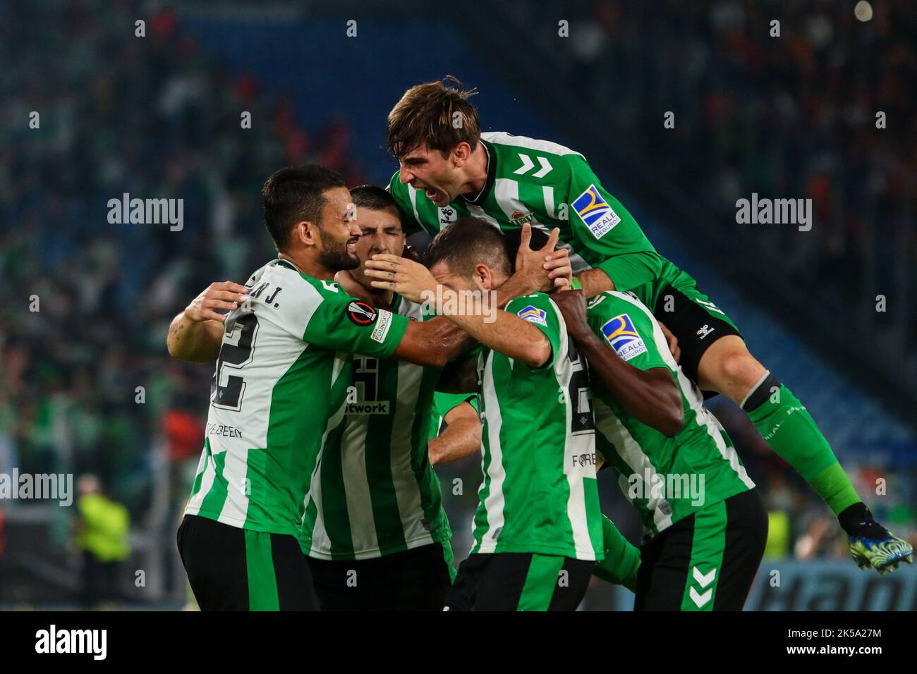 Roma, Italy 6th October 2022: Guido Rodriguez of Real Betis Balompie ...