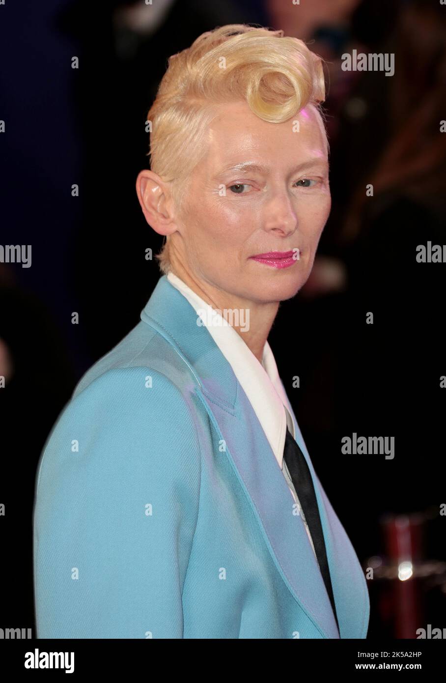 Oct 06, 2022 - London, England, UK - Tilda Swinton attending 66th BFI ...