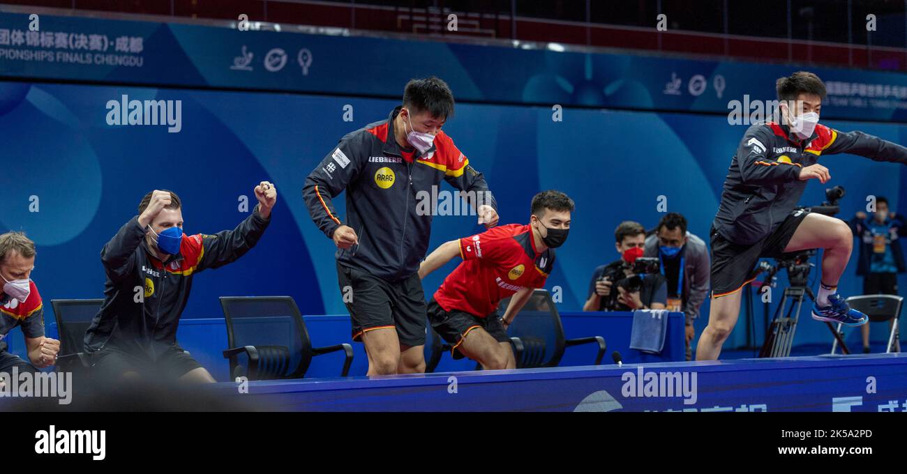 CHENGDU, CHINA - OCTOBER 7, 2022 - Duda Benedikt of Team Germany ...