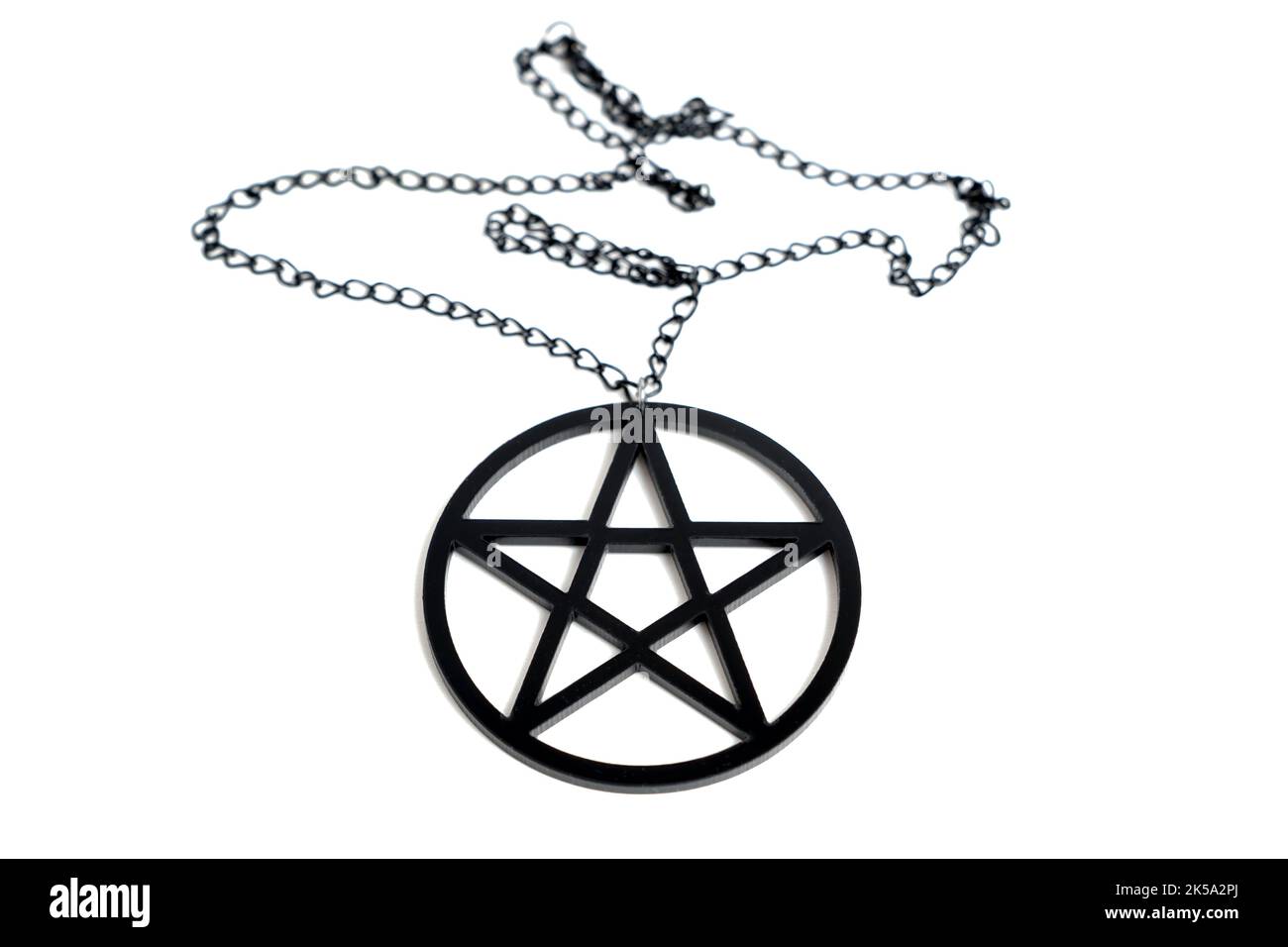 Pentagram necklace Cut Out Stock Images & Pictures - Alamy