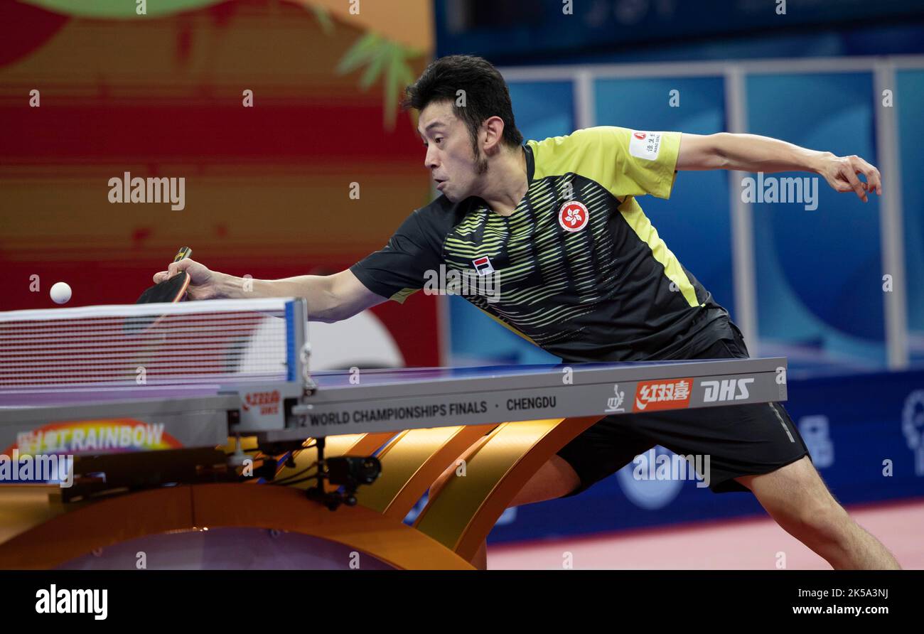 CHENGDU, CHINA - OCTOBER 7, 2022 - Wong Chun Ting of Hong Kong China ...
