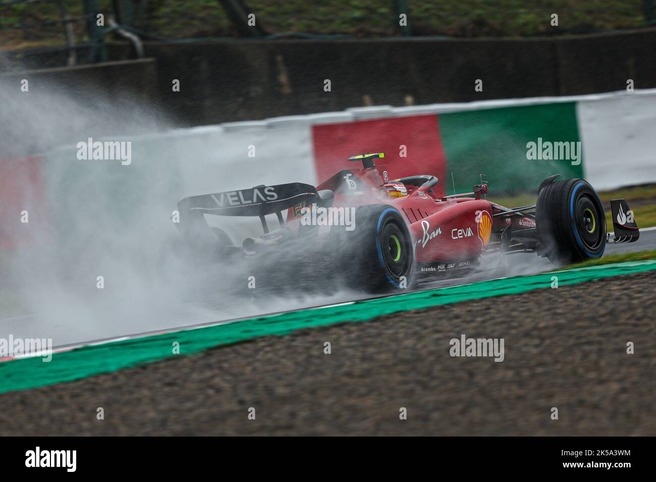 Suzuka, Japan. 07th Oct, 2022. Suzuka, Japan - 07/10/2022, 55 SAINZ Carlos (spa), Scuderia ...
