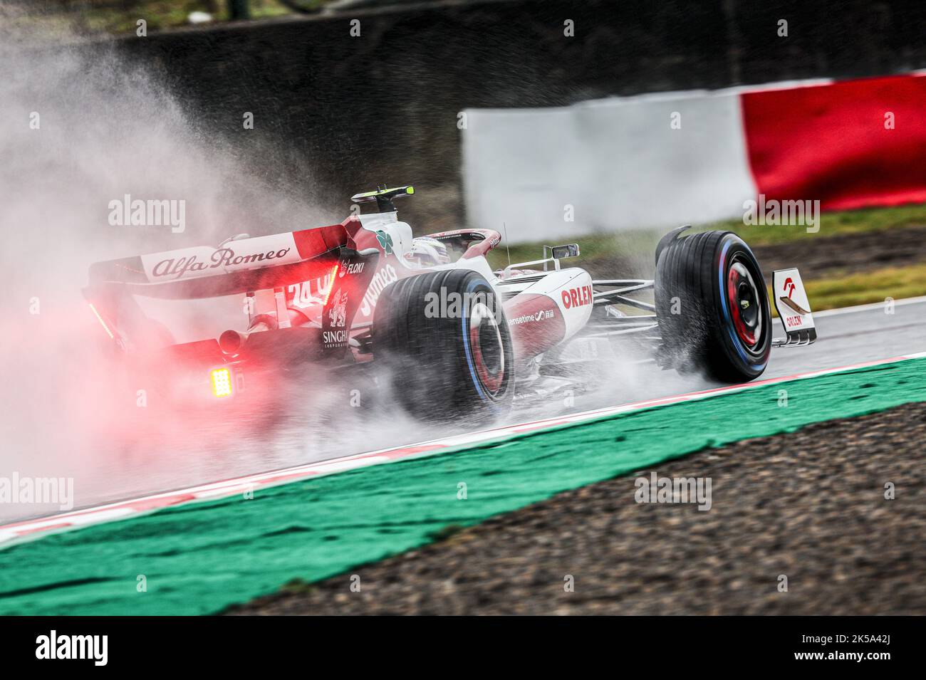 Suzuka, Japan. 07th Oct, 2022. Suzuka, Japan - 07/10/2022, 24 ZHOU Guanyu (chi), Alfa Romeo F1 ...