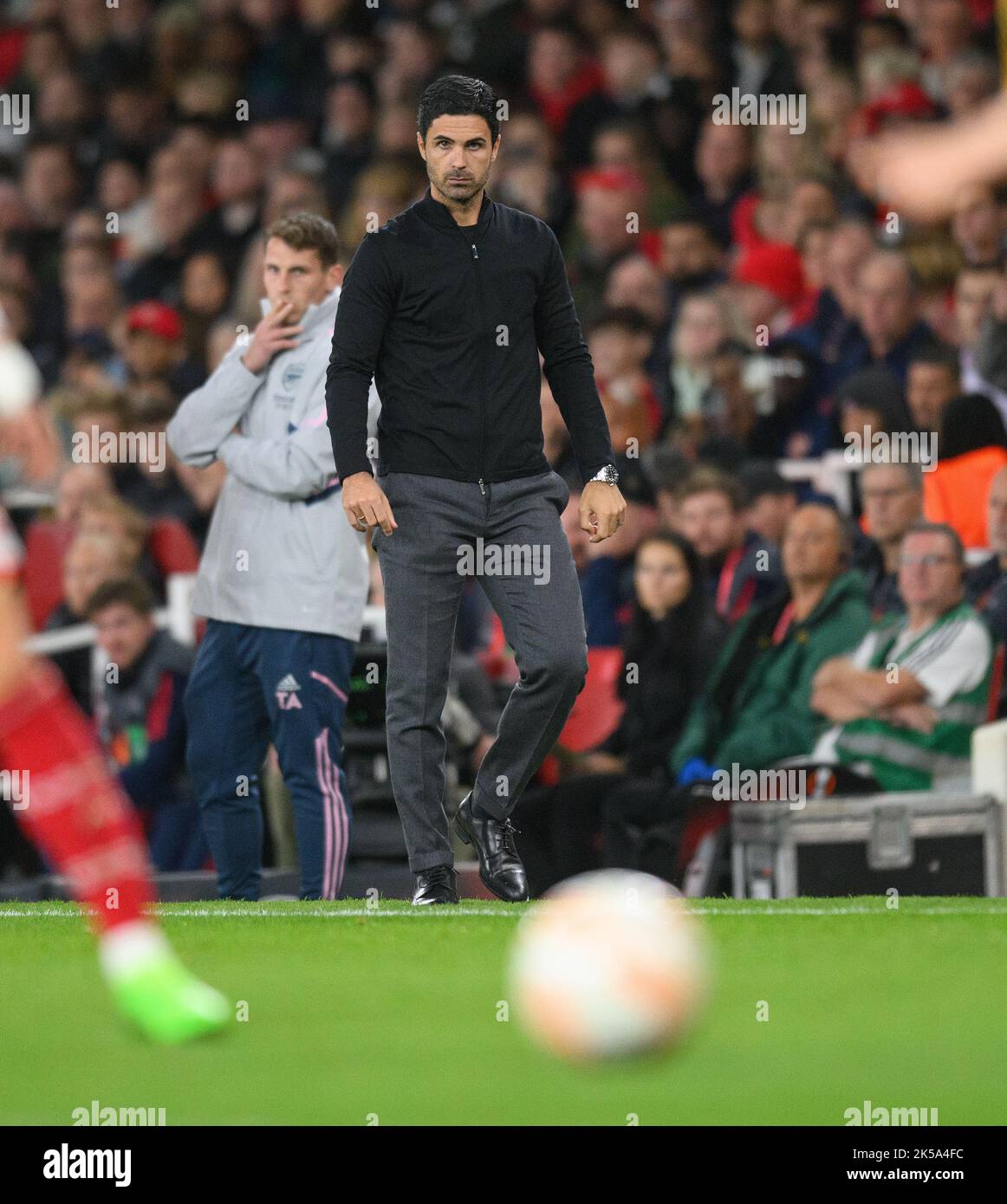 London, UK, 06/10/2022, 06 Oct 2022 - Arsenal v FK Bodo/Glimt - UEFA ...