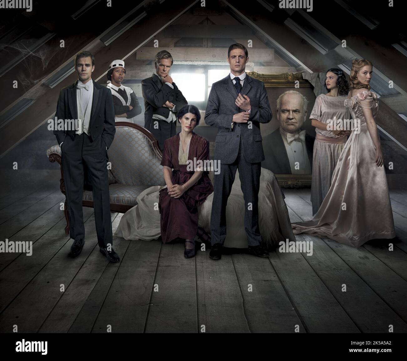 MAX IRONS, JEMIMA ROOPER, HANNAH DODD and TSHAN WILLIAMS in FLOWERS IN ...