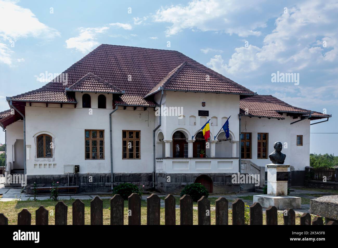 Novaci, Gorj County, Romania – July 24, 2022: Court headquarters in ...