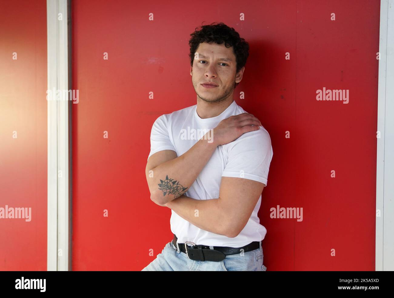 Hamburg, Germany. 06th Oct, 2022. Actor Malik Blumenthal stands on the ...