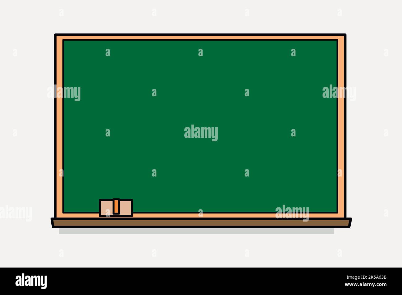 Chalkboard clipart, education illustration vector Stock Vector Image ...