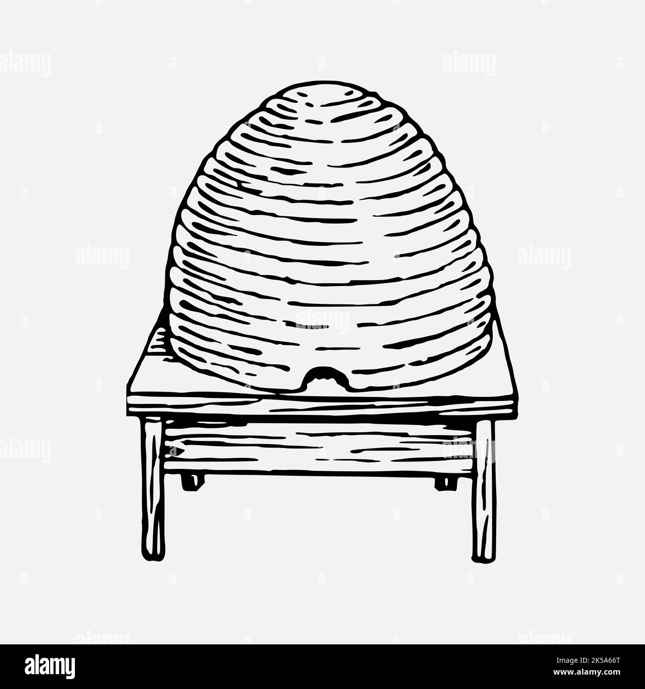Beehive clipart, apiary illustration vector Stock Vector Image & Art - Alamy