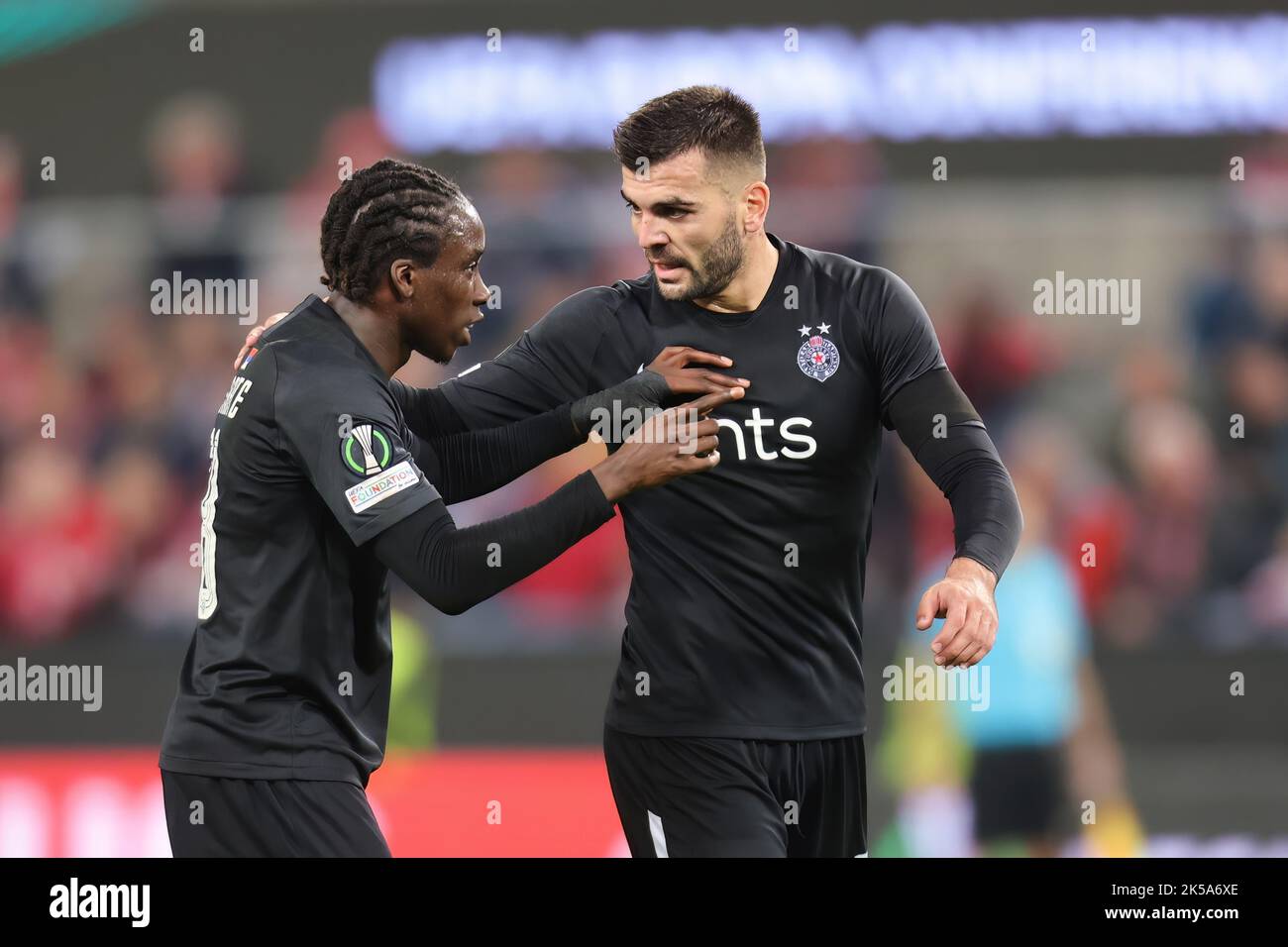 Koeln, Germany. 06th Oct, 2022. Fousseni Diabate (Belgrad), Igor ...
