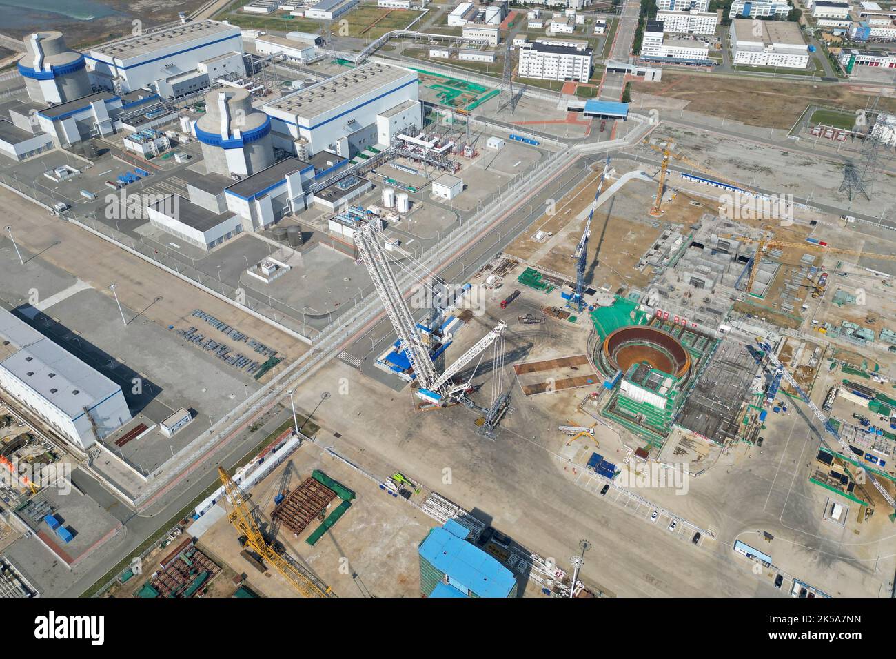 YANTAI, CHINA - OCTOBER 7, 2022 - An aerial photo shows the ...