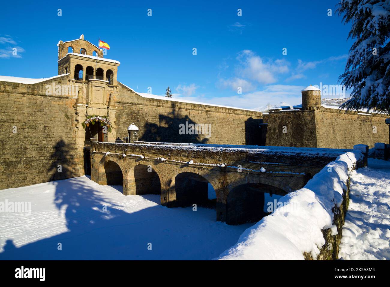 Castle of St. Peter, known as La Ciudadela, Jaca, Huesca Province ...