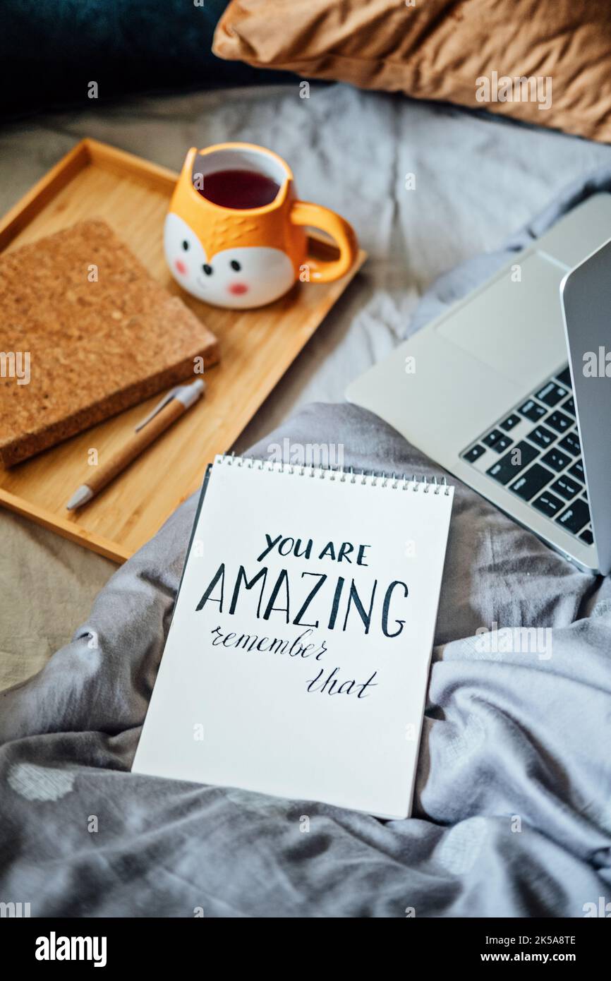 Positive daily affirmations for self love. Words You Are Amazing in ...