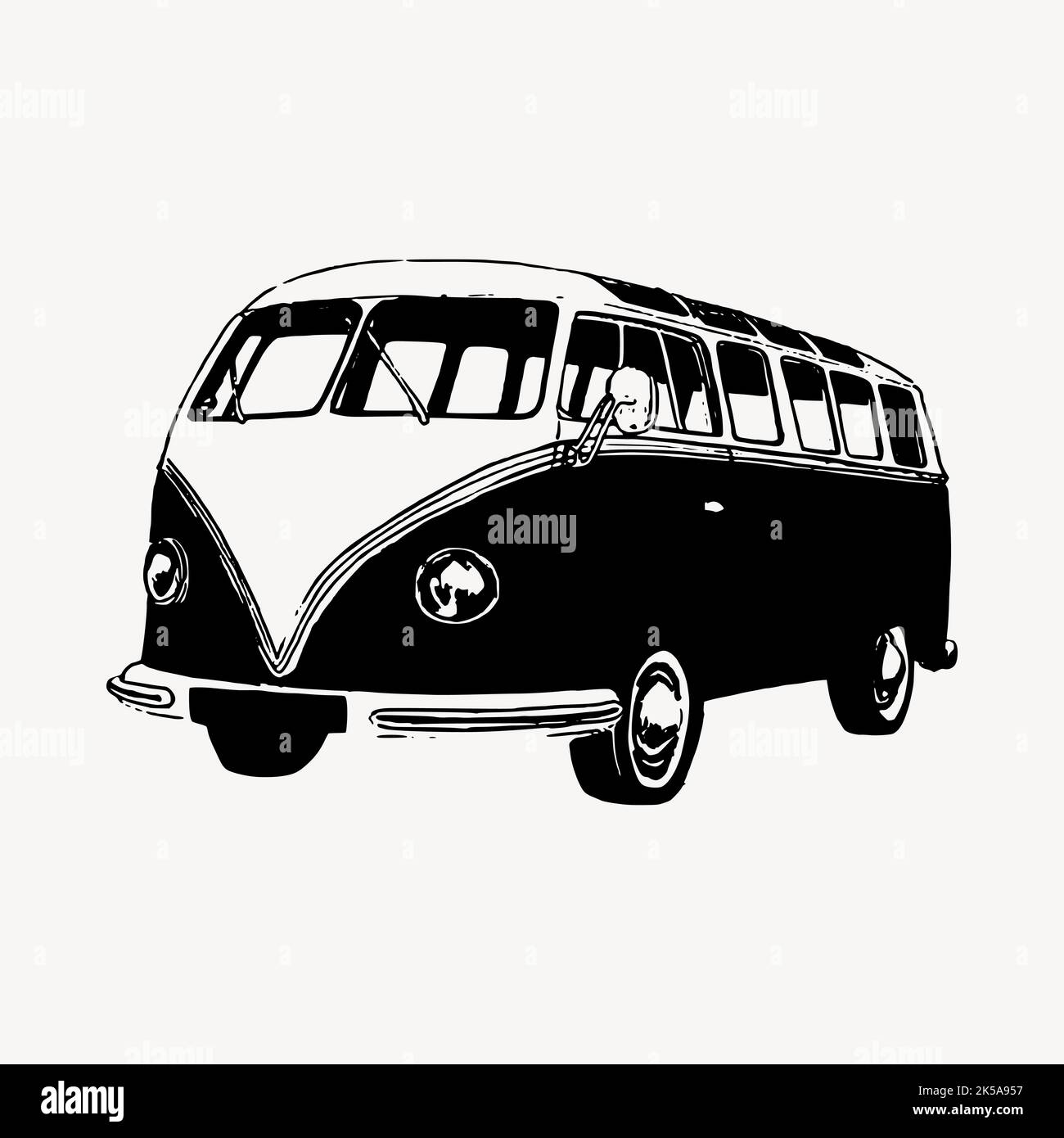Van hand drawn clipart hi-res stock photography and images - Alamy