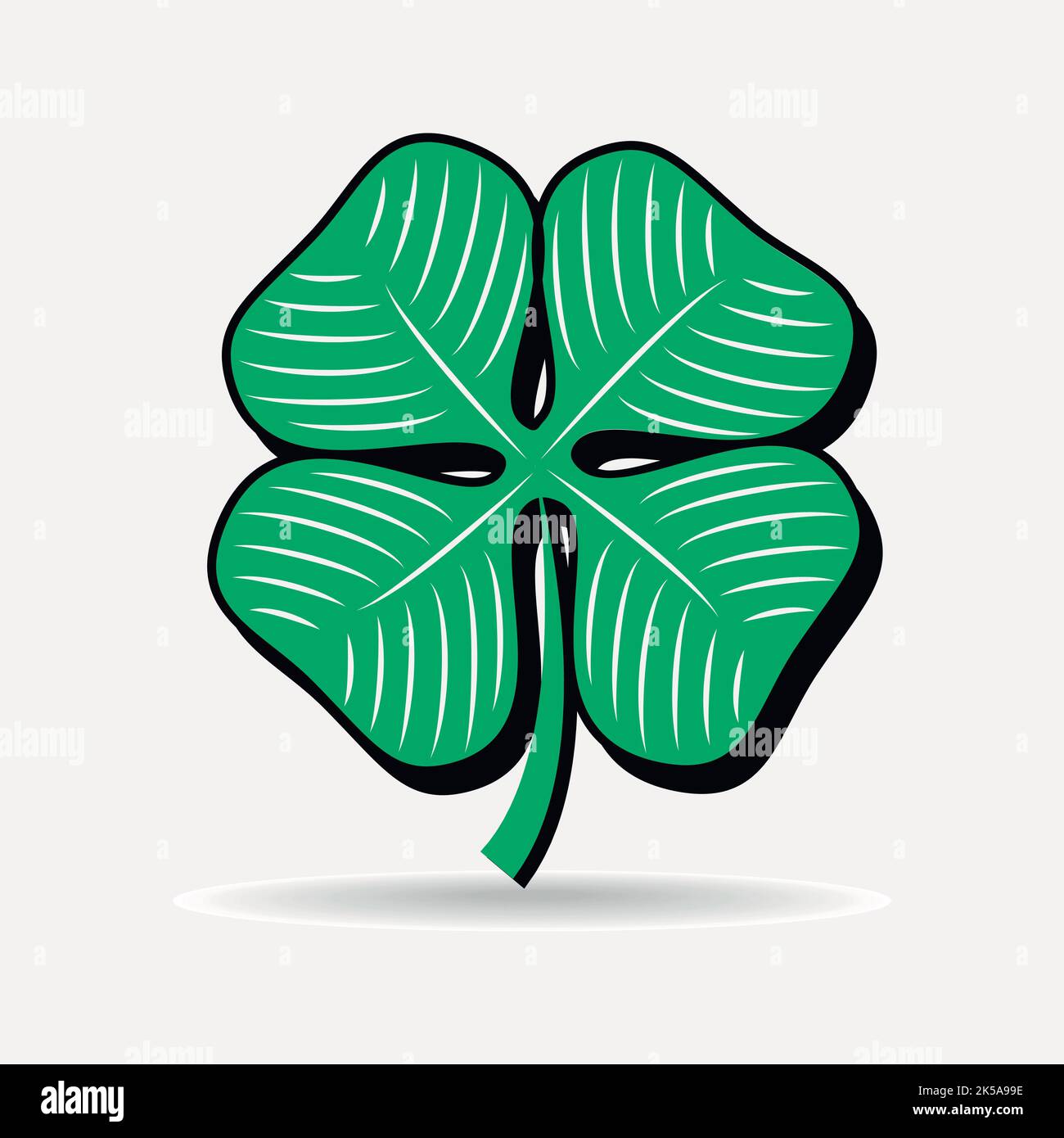 Clover clipart, leaf illustration vector Stock Vector Image & Art - Alamy
