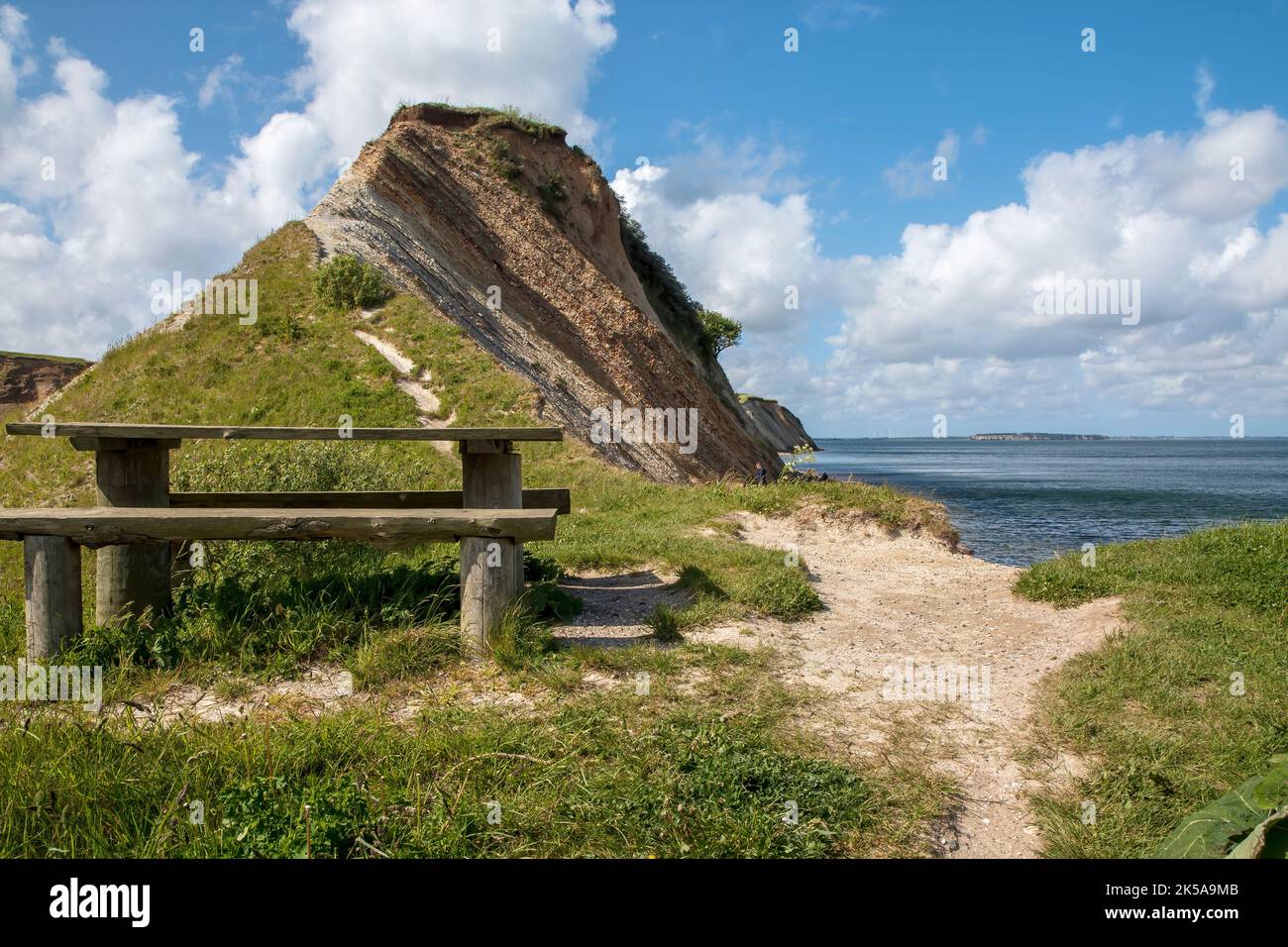 Clay pit on the island Mors, Denmark Stock Photo - Alamy
