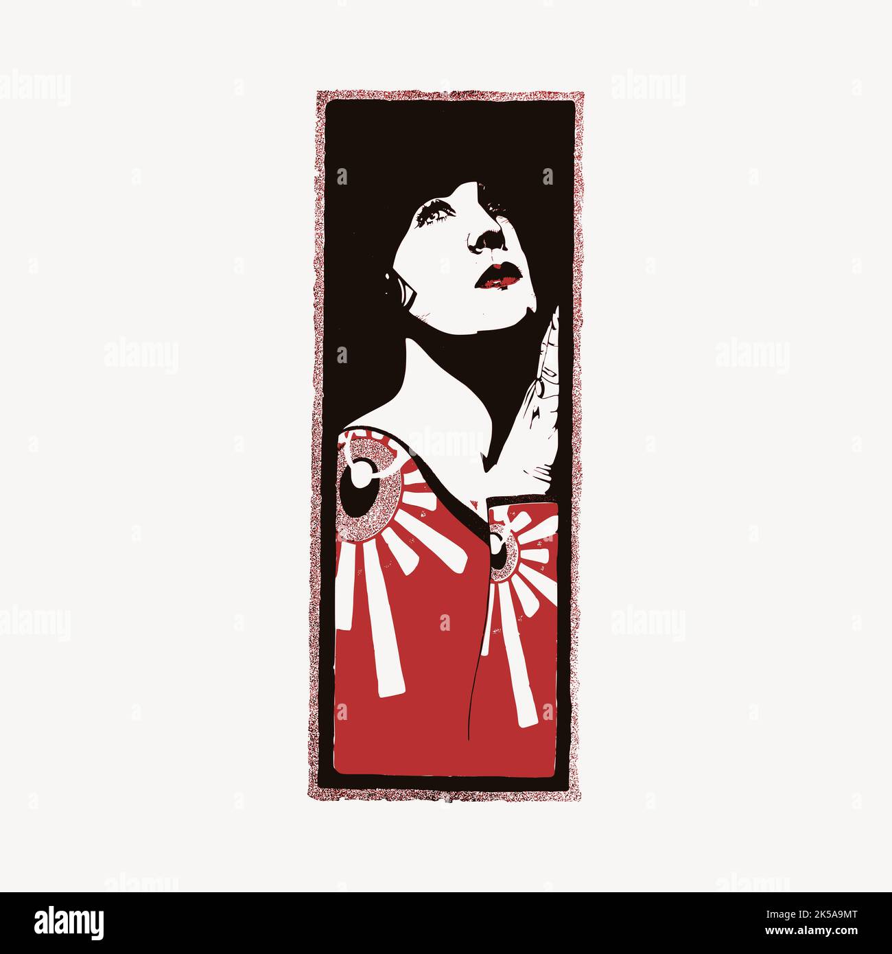 Woman clipart, vintage hand drawn vector Stock Vector Image & Art - Alamy