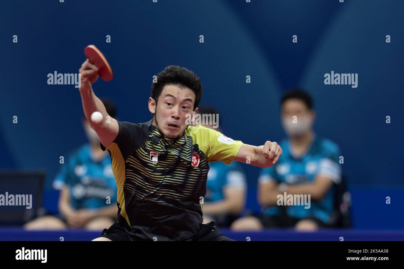 Chengdu, China's Sichuan Province. 7th Oct, 2022. Wong Chun Ting of ...