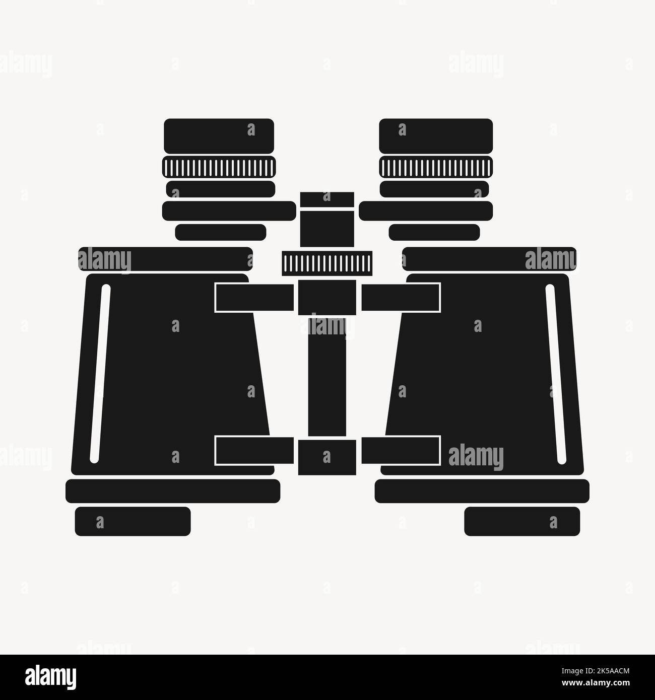 Binoculars silhouette collage element vector Stock Vector Image & Art ...