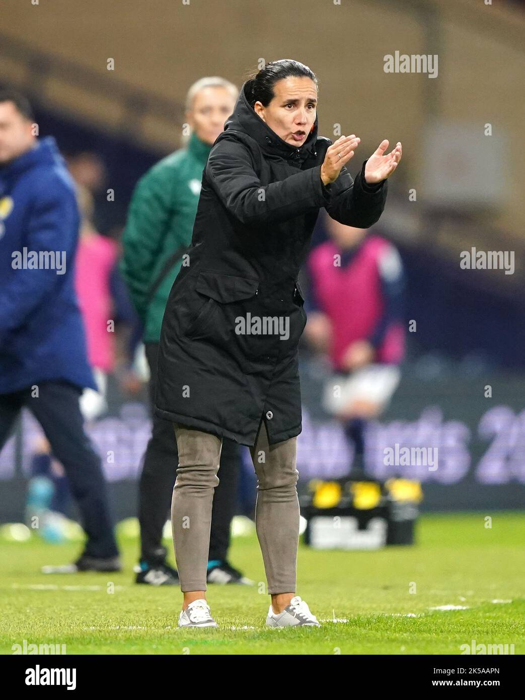 Austria head coach Irene Fuhrmann during the FIFA Women's World Cup ...