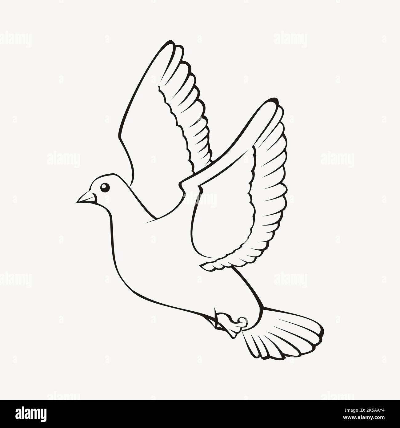 Dove bird collage element hi-res stock photography and images - Alamy