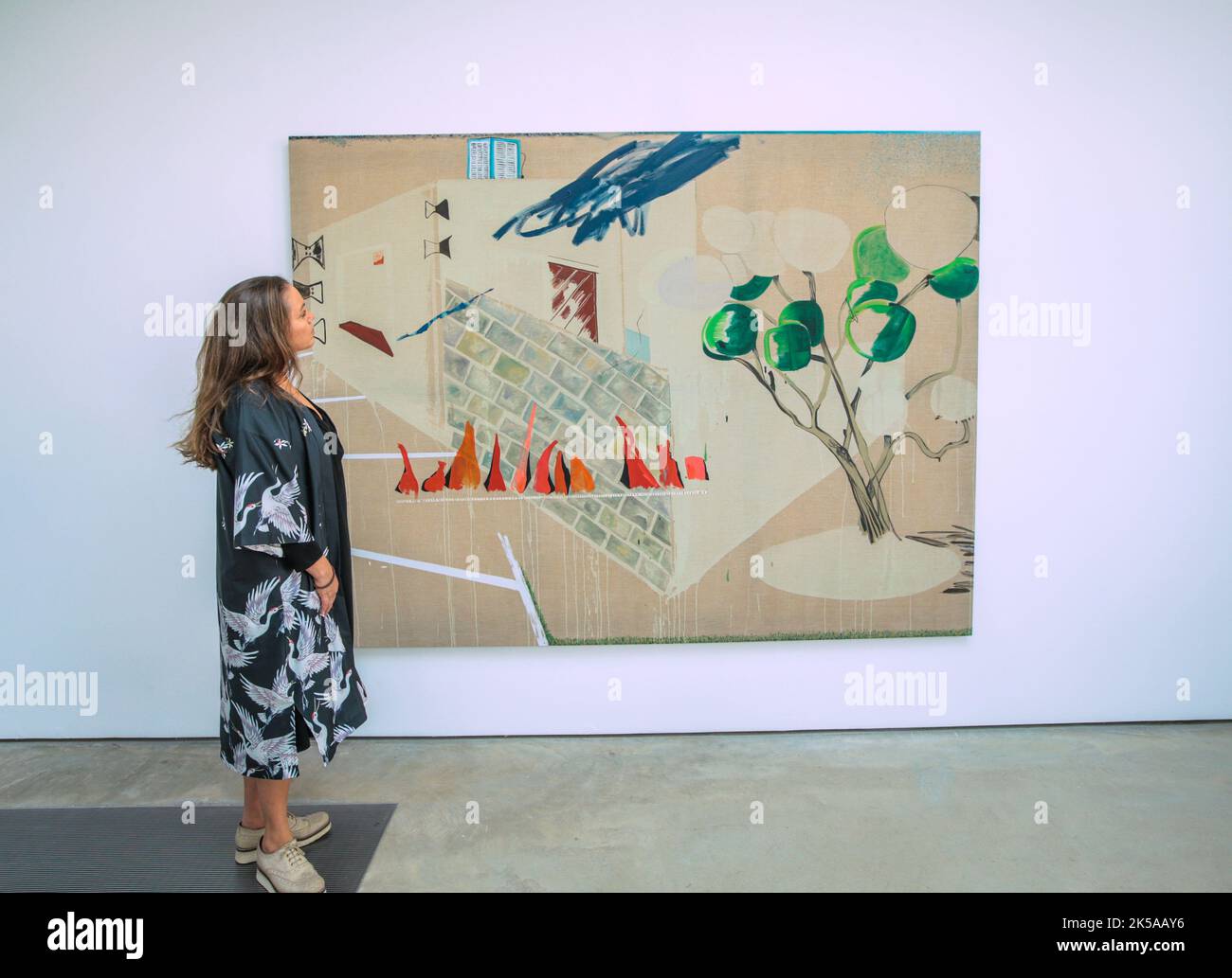 Hastings East Sussex ,UK 7 Oct 2022 Caragh Thuring Artemisia ,Unique ...