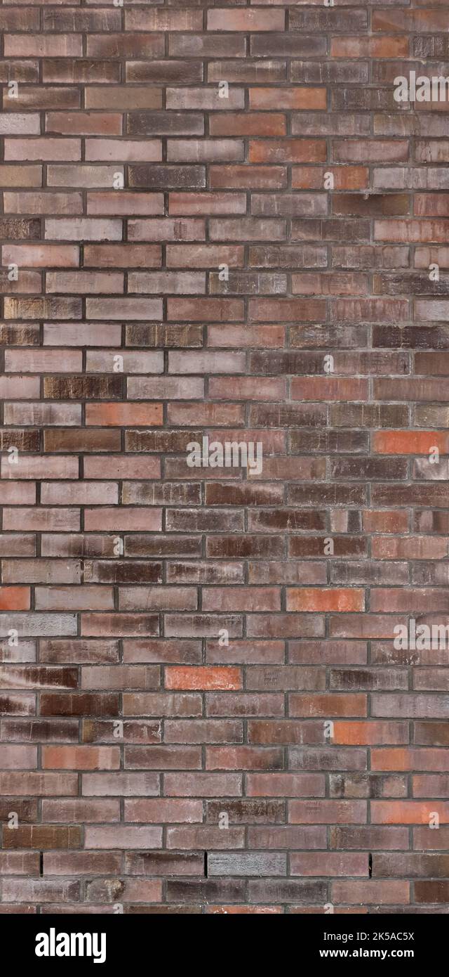 Grungy Brick Wall Texture. Brown Old Red Building Brickwall Stock Photo ...
