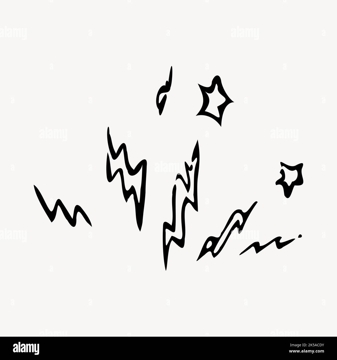 Comic bolt effect collage element hi-res stock photography and images ...