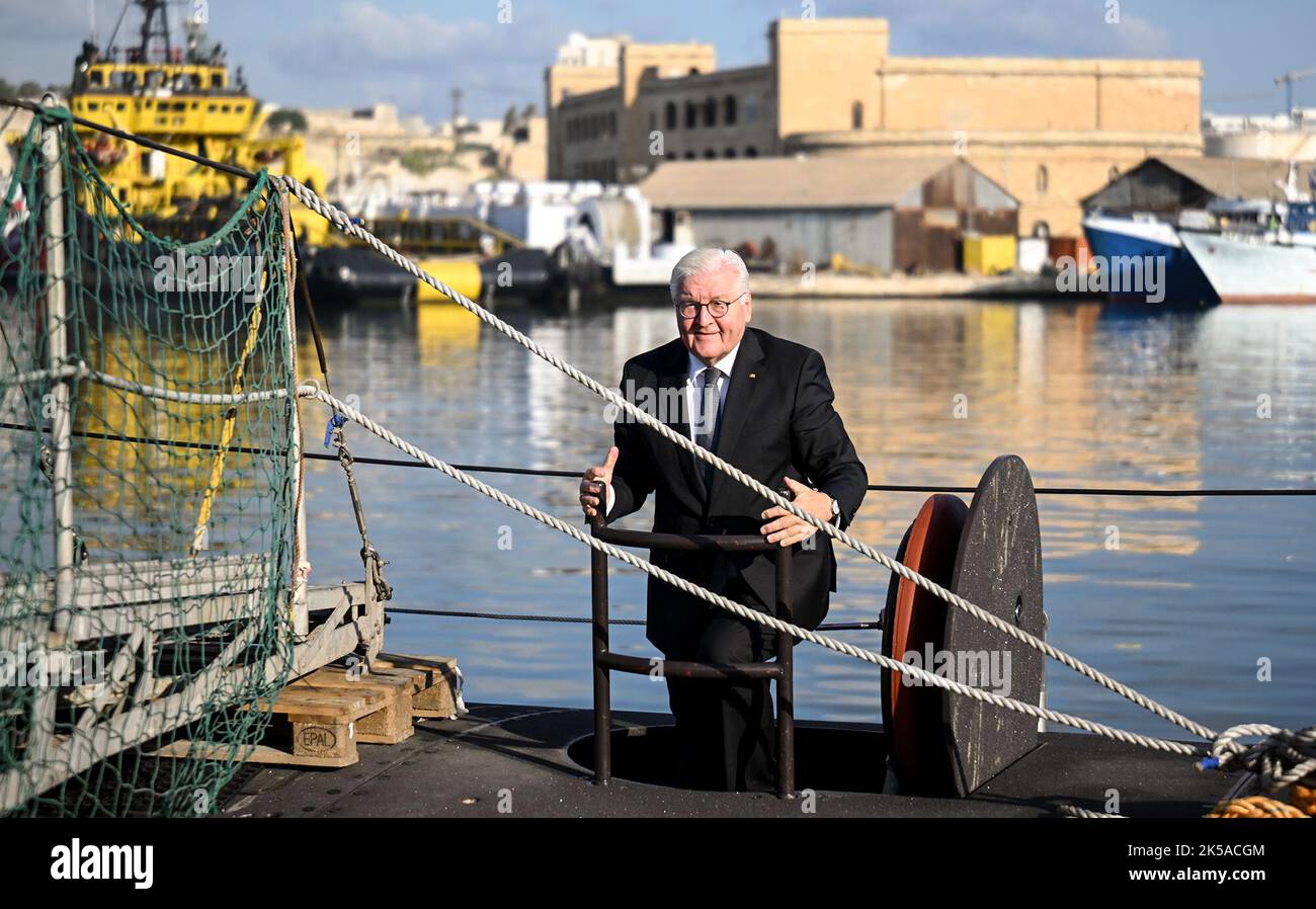 Valletta, Malta. 07th Oct, 2022. Federal President Frank-Walter ...
