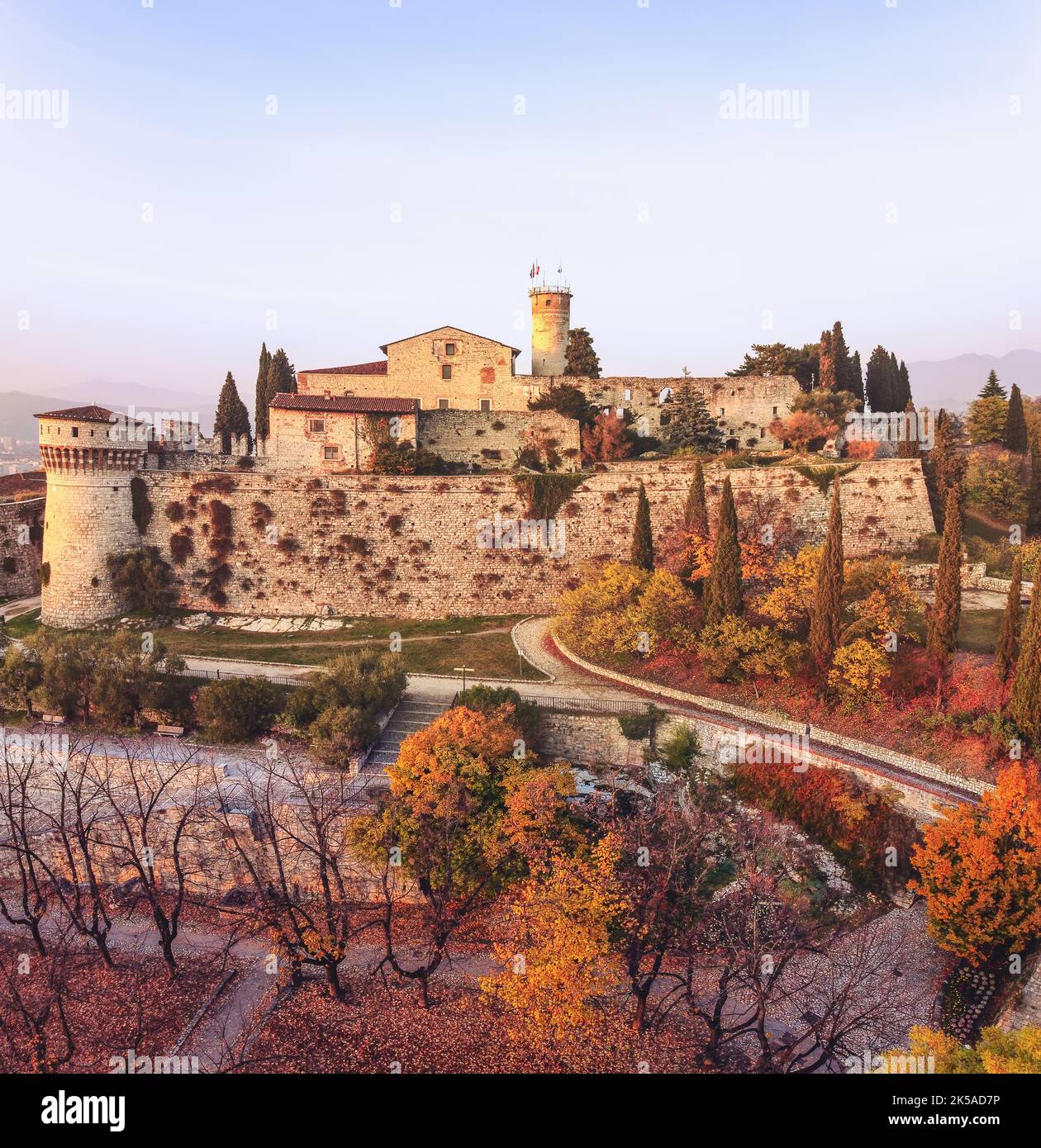 Visconteo castle city center hi-res stock photography and images - Alamy