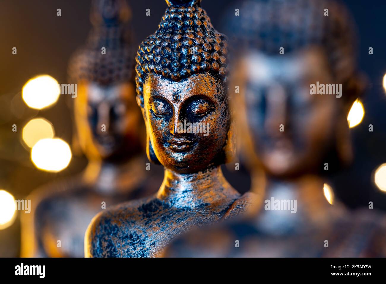 Netherlands. October 2022.buddha statue in calm rest pose. Shakyamuni ...